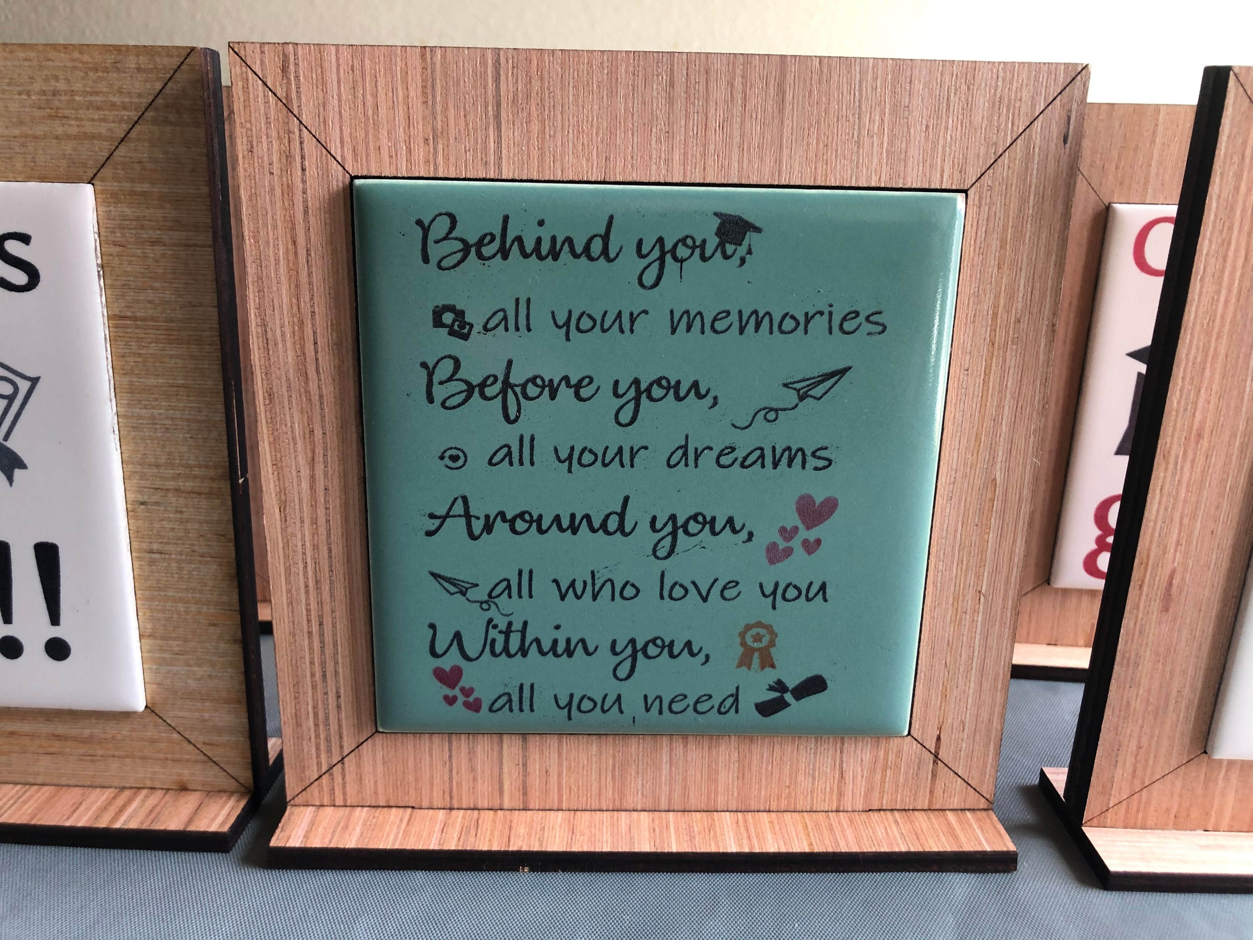 Graduation Tile Frames | PJ's Crafty Corner